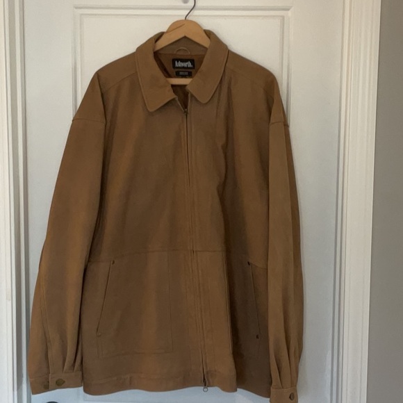 Ashworth | Jackets & Coats | Ashworth Mens Zip Front Suede Jacket Front ...
